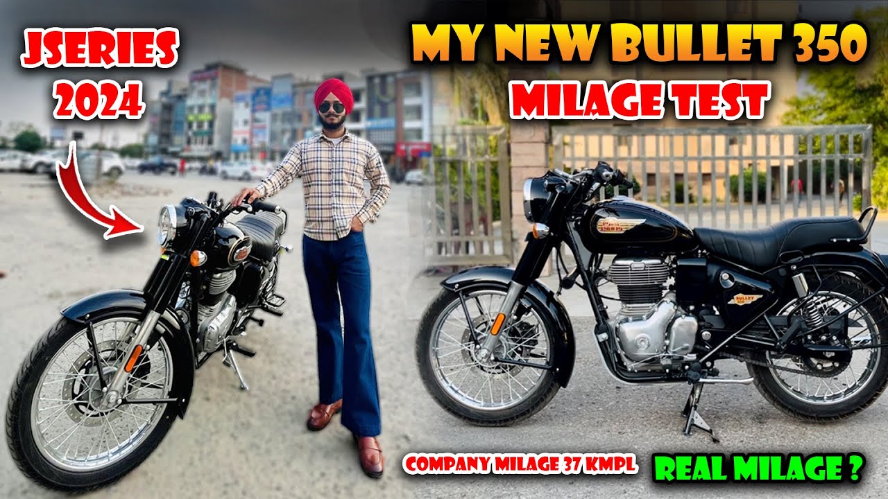 My Bullet Standard 350 JSeries Milage Test & Review (₹1300 Petrol in 1 ...