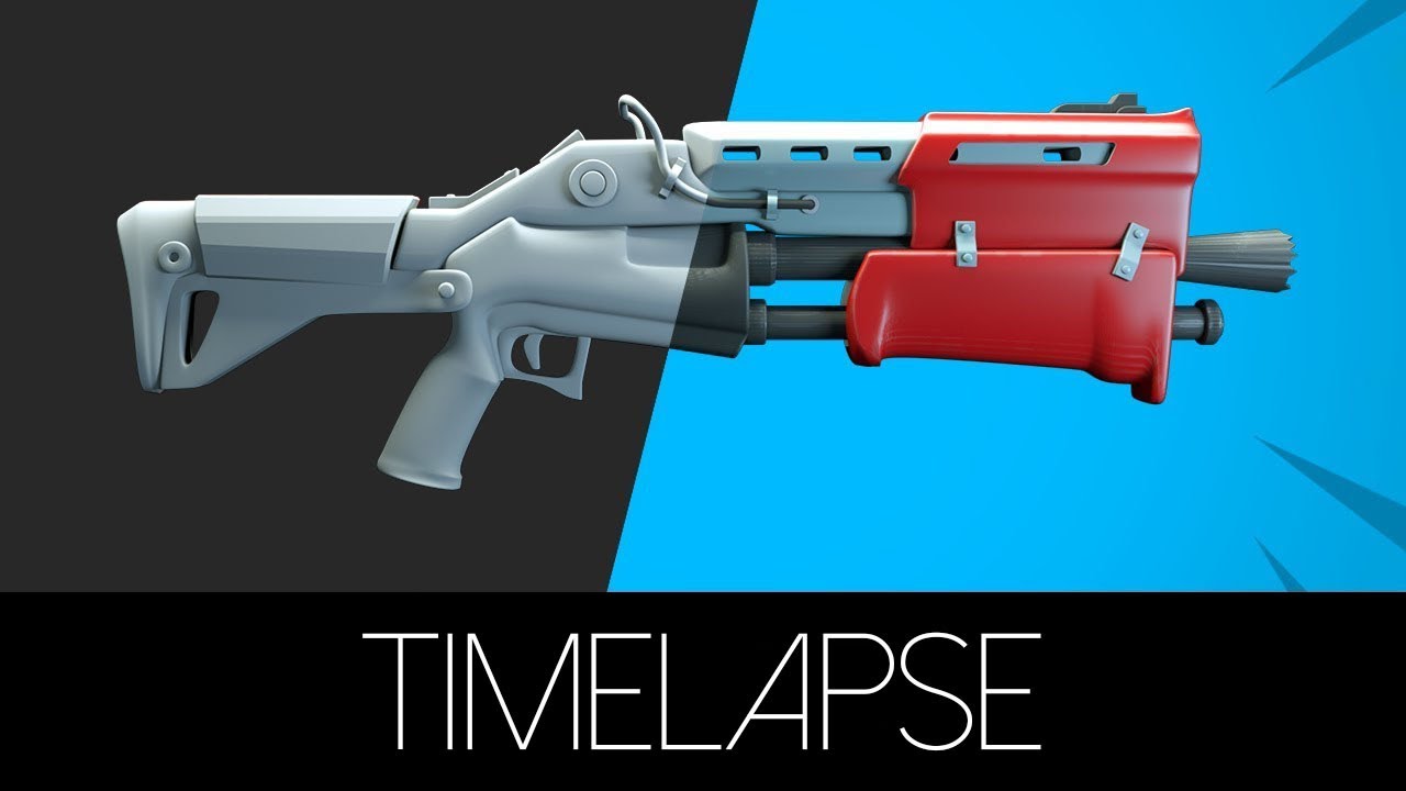 Fortnite: Tactical Shotgun | Modelling Timelapse by JDReach - YouTube