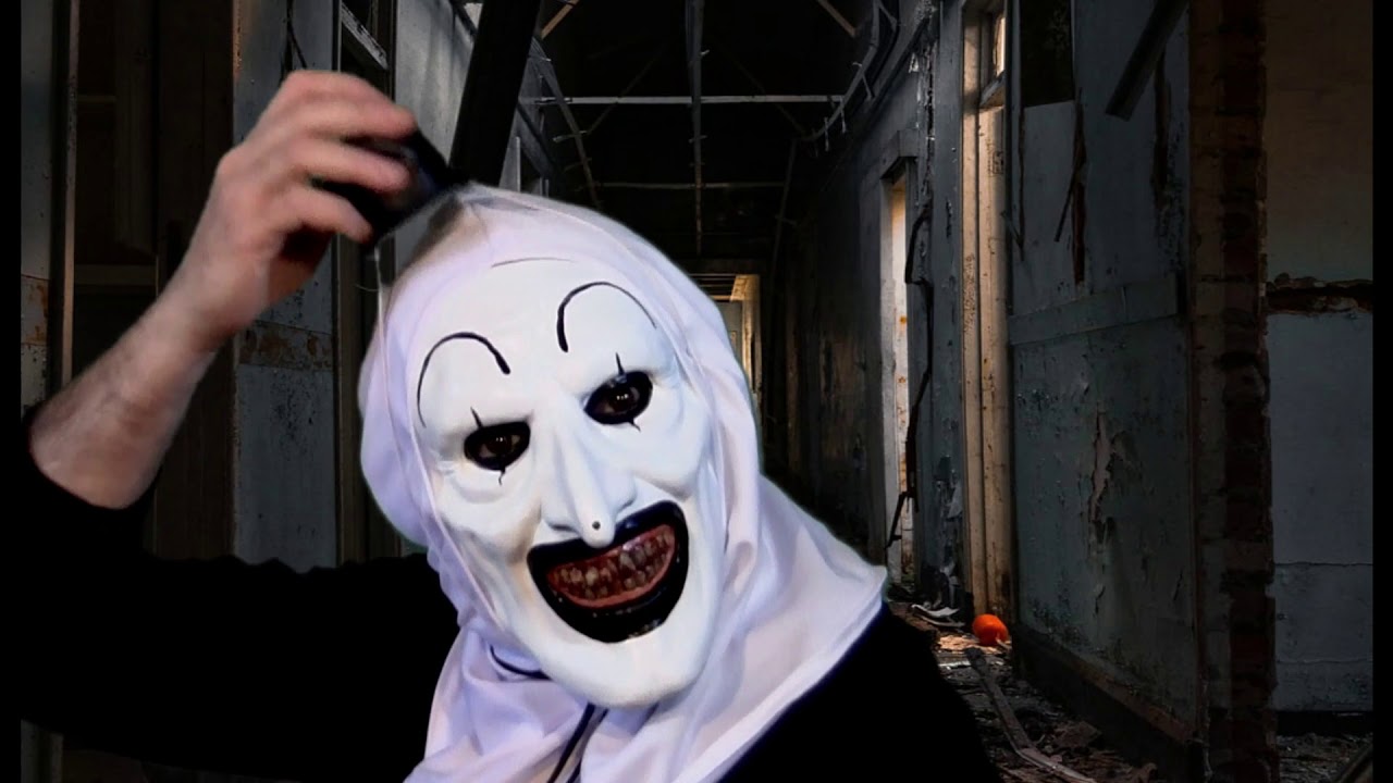 Terrifier Latex Mask - YouTube