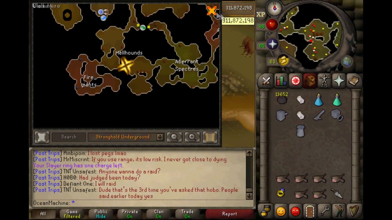 OSRS: Updated Nieve's Cave cannon spots (2017) - YouTube