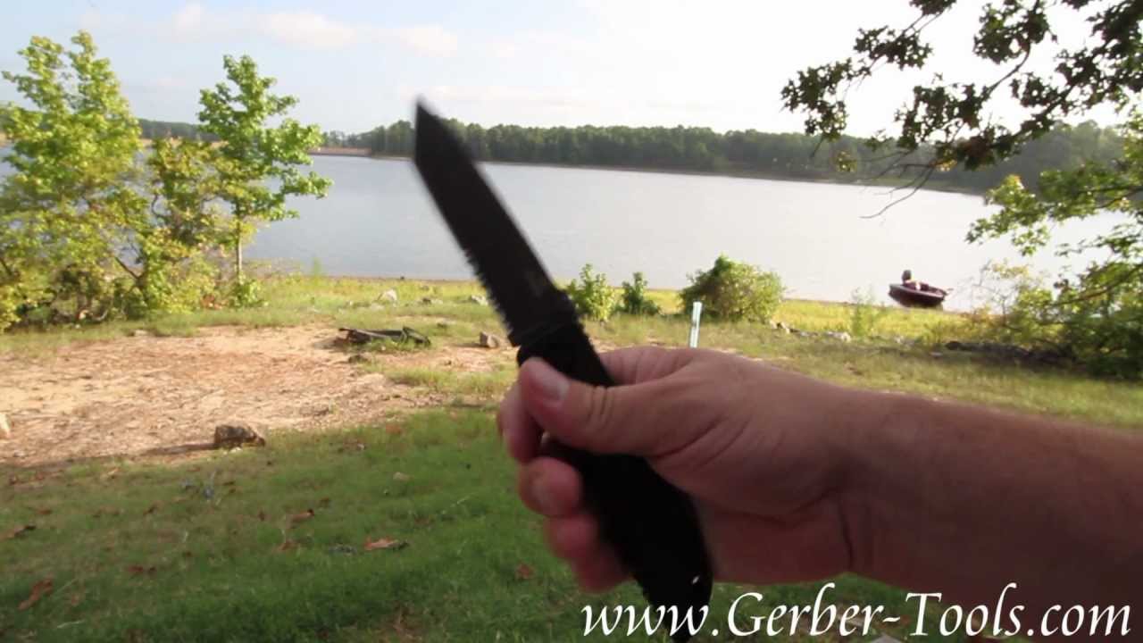 Gerber ICON Tactical Knife 31-000372 - Video Demo - YouTube