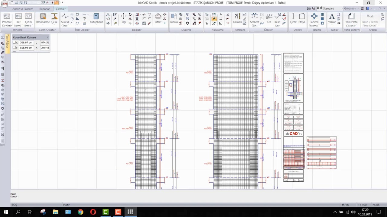 İdecad Eğitim Seti | Merdiven Detay Çizimi ve Pafta Bloğu Oluşturma ...