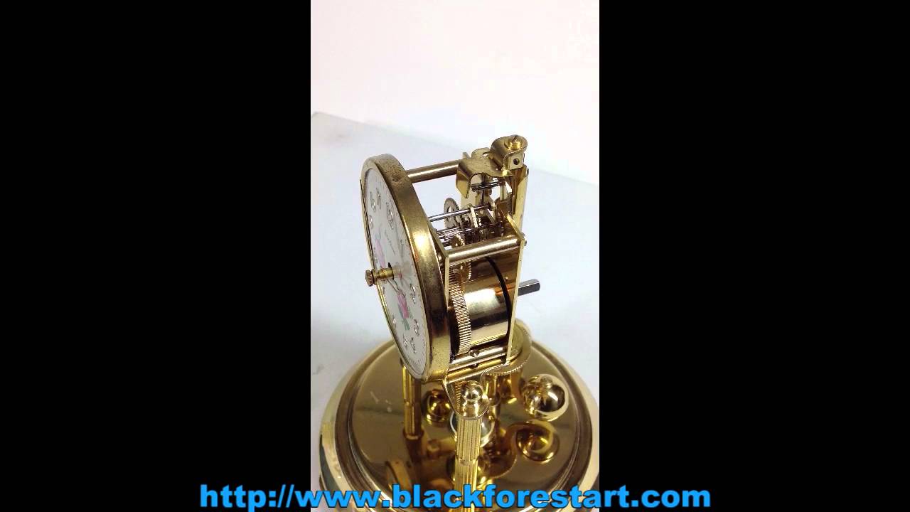German Bentima Kern 400 day mantel clock - YouTube