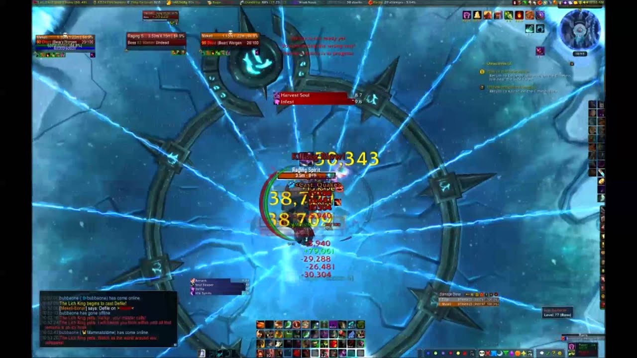 Feral Druid Lich King 25H Solo - YouTube
