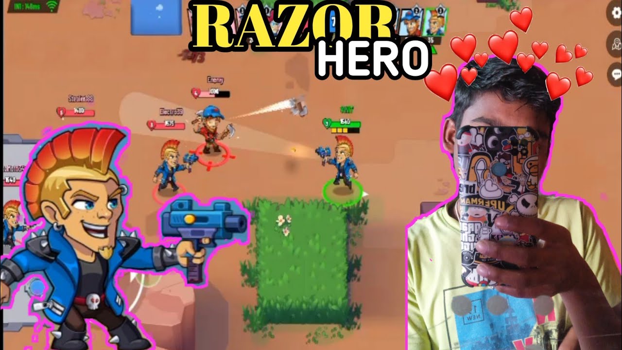 New Hero Razor Squad Match Gameplay - YouTube