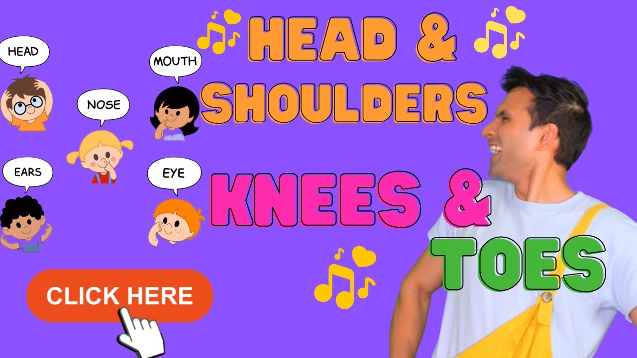 Head, Shoulders, Knees & Toes - Exercise Song For Kids, Toddlers ...