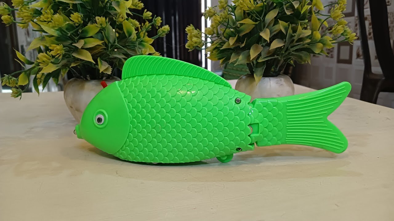 Walking fish toy unboxing and testing| fish toy and sound fish toy ...