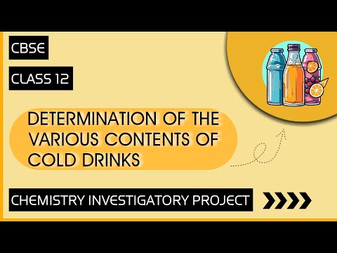 || Chemistry Investigatory Project on Determine the Content of ...