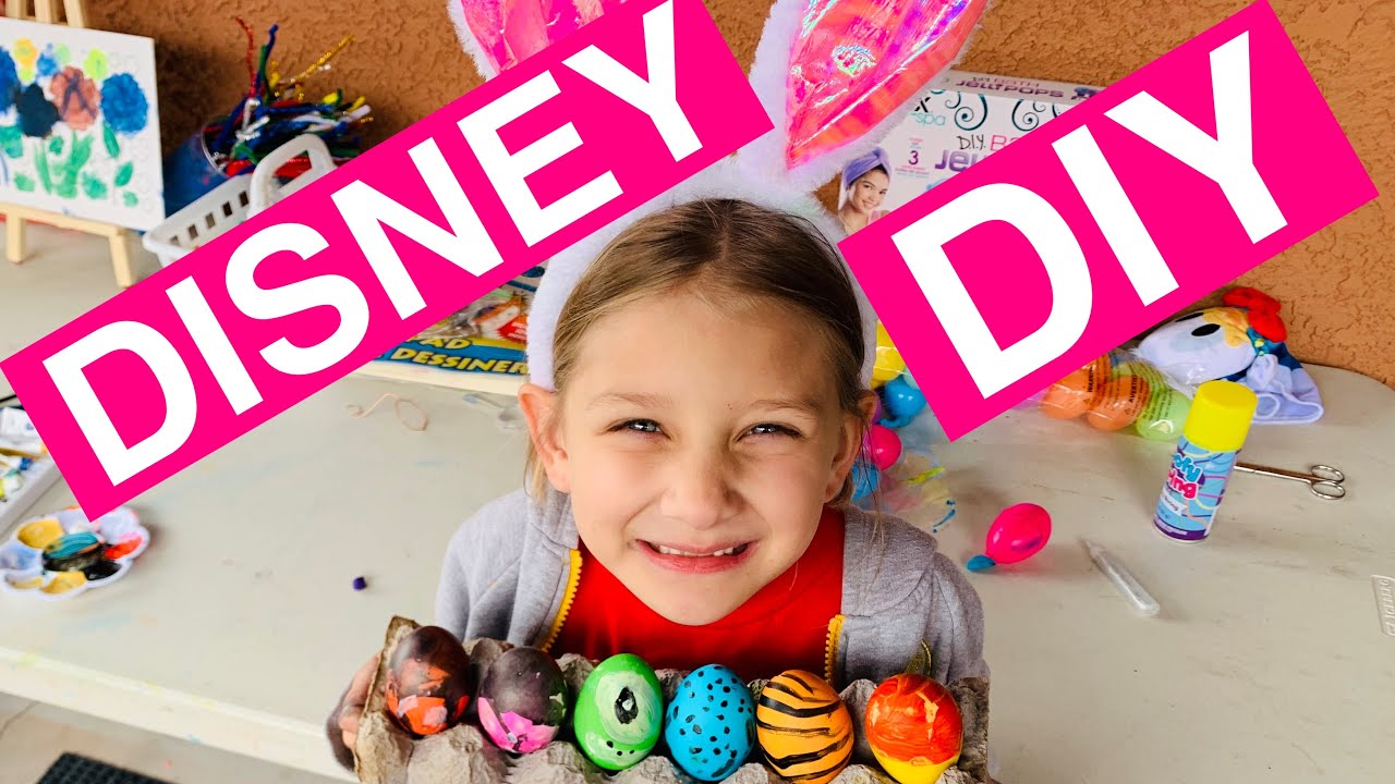 HOW TO MAKE DISNEY EASTER EGGS || DISNEY DIY CRAFTS - YouTube
