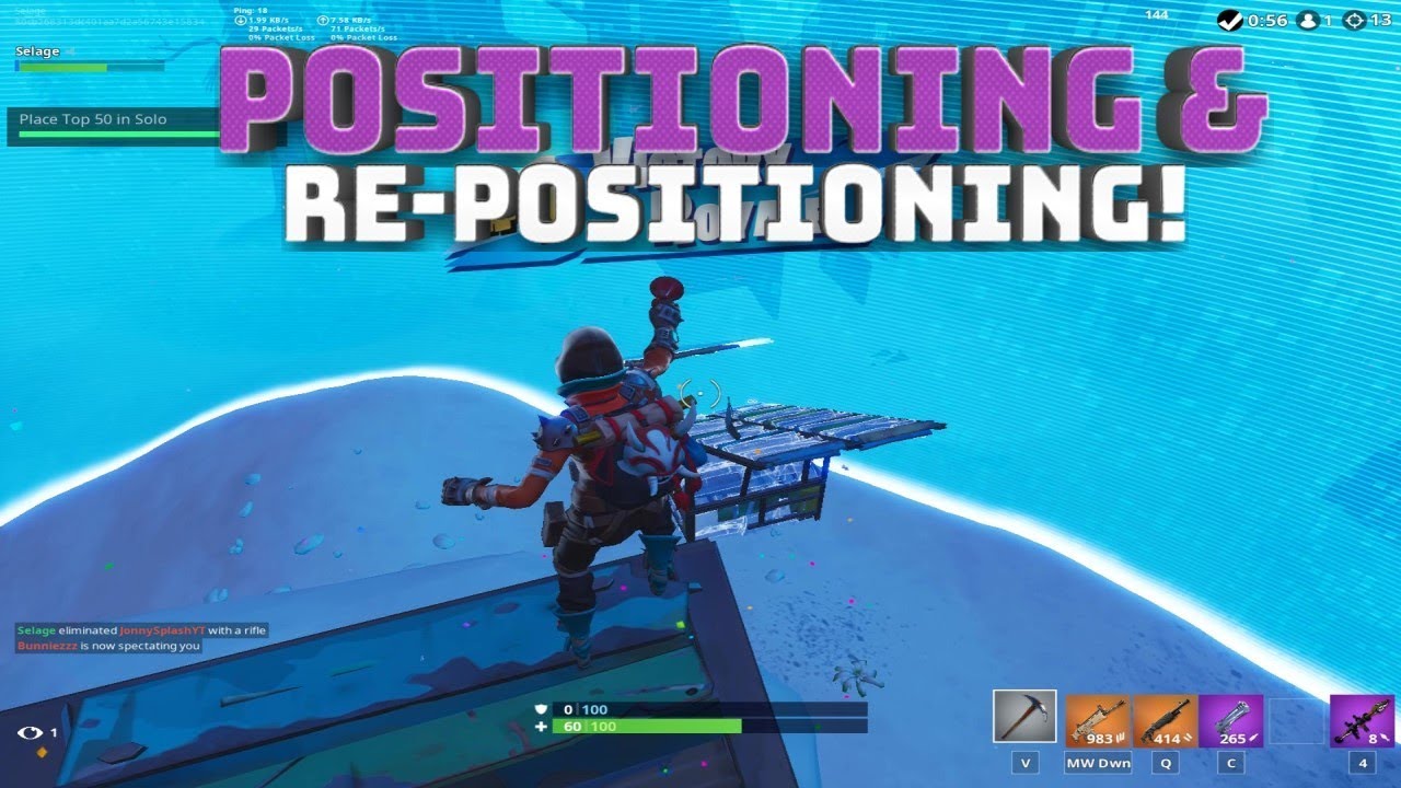 Positioning and Repositioning! - (Fortnite Battle Royale) - YouTube
