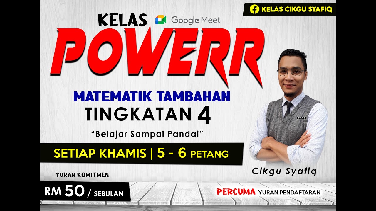 GARIS LURUS SERENJANG | ADDMATHS FORM 4 - YouTube