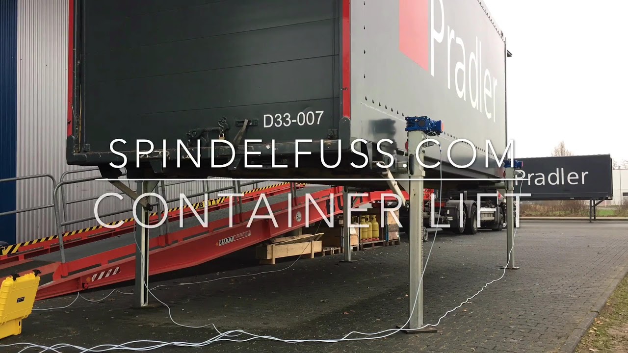 Padura BDF Container Lift - spindelfuss.com - YouTube