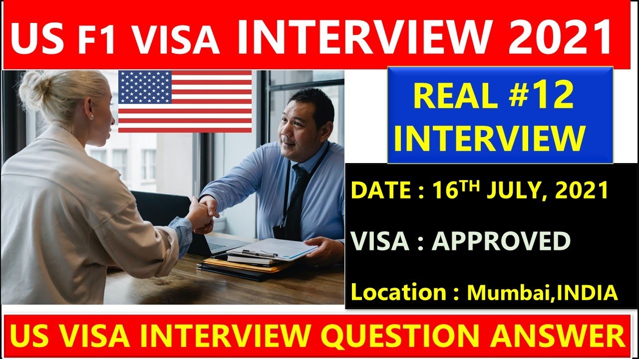 US F1 VISA INTERVIEW EXPERIENCE 2021 | US VISA INTERVIEW QUESTION ...