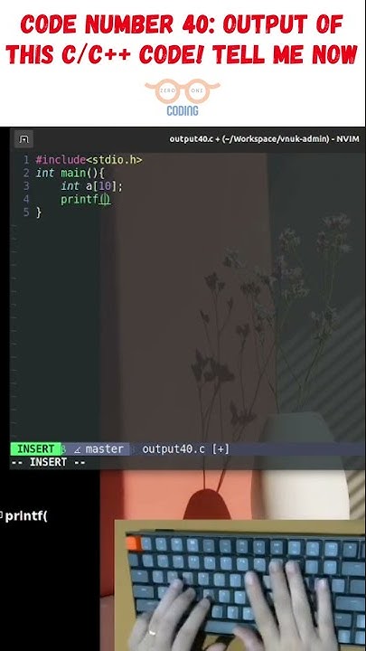 Code number 40: Output of this c/c++ program. Tell me now! #shorts #programming #coding #c - YouTube