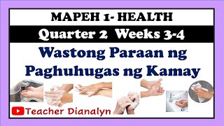 WASTONG PARAAN NG PAGHUHUGAS NG KAMAY | HEALTH GRADE 1 ... | Doovi