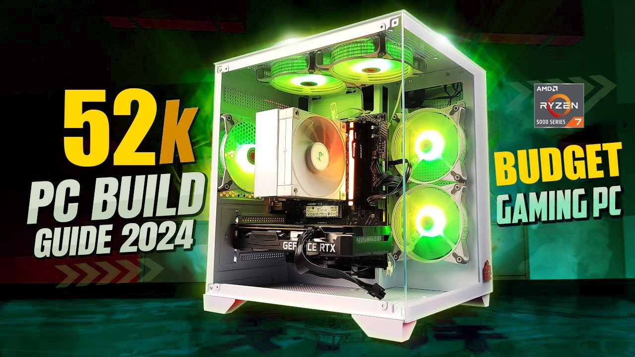 গেমিং পিসি!!| 52K PC build Guide 2024 ft Ryzen 7 5700X - YouTube