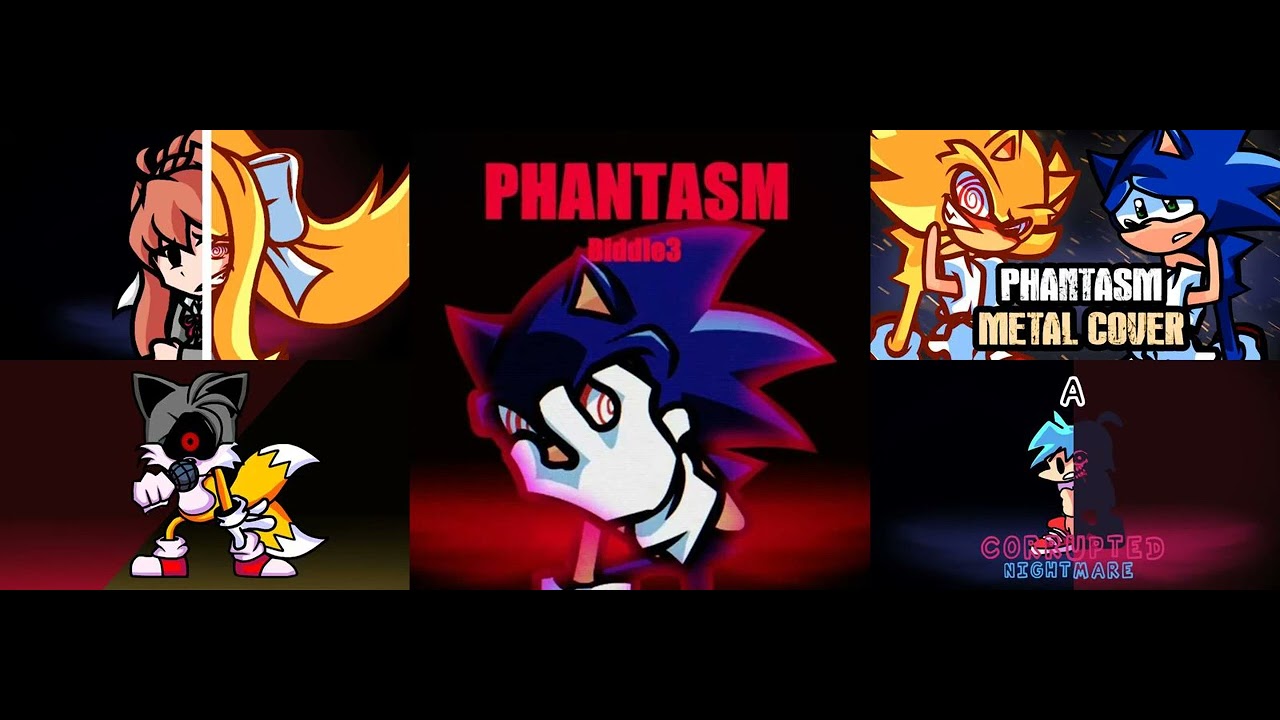 FNF - Phantoms of the Innocents - Phantasm Mashup (Original + BF ...