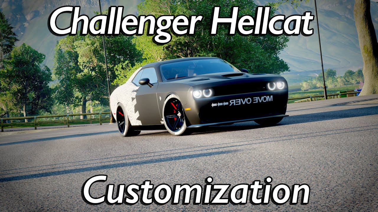 Forza Horizon 4 - Challenger Hellcat (Customization) - YouTube