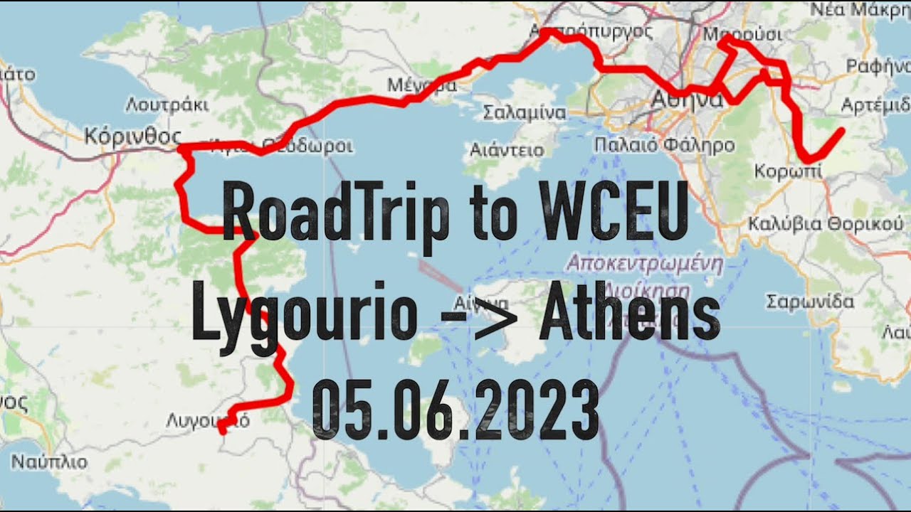 RoadTrip to WCEU • Lygourio - Athens • 05.06.2023 • HD 1080p - YouTube