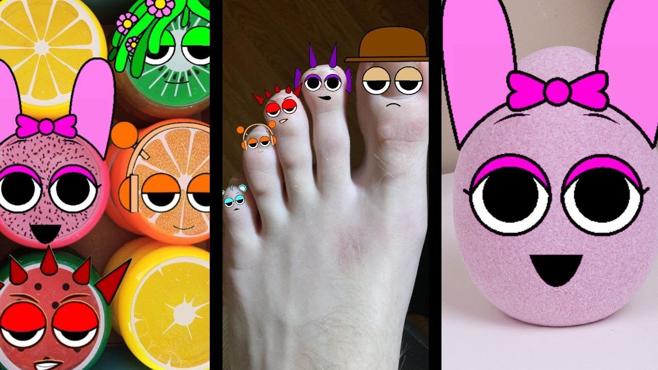 Talking food Sprunki and Objects. Eggs, Cupcakes, Trains Compilation ...