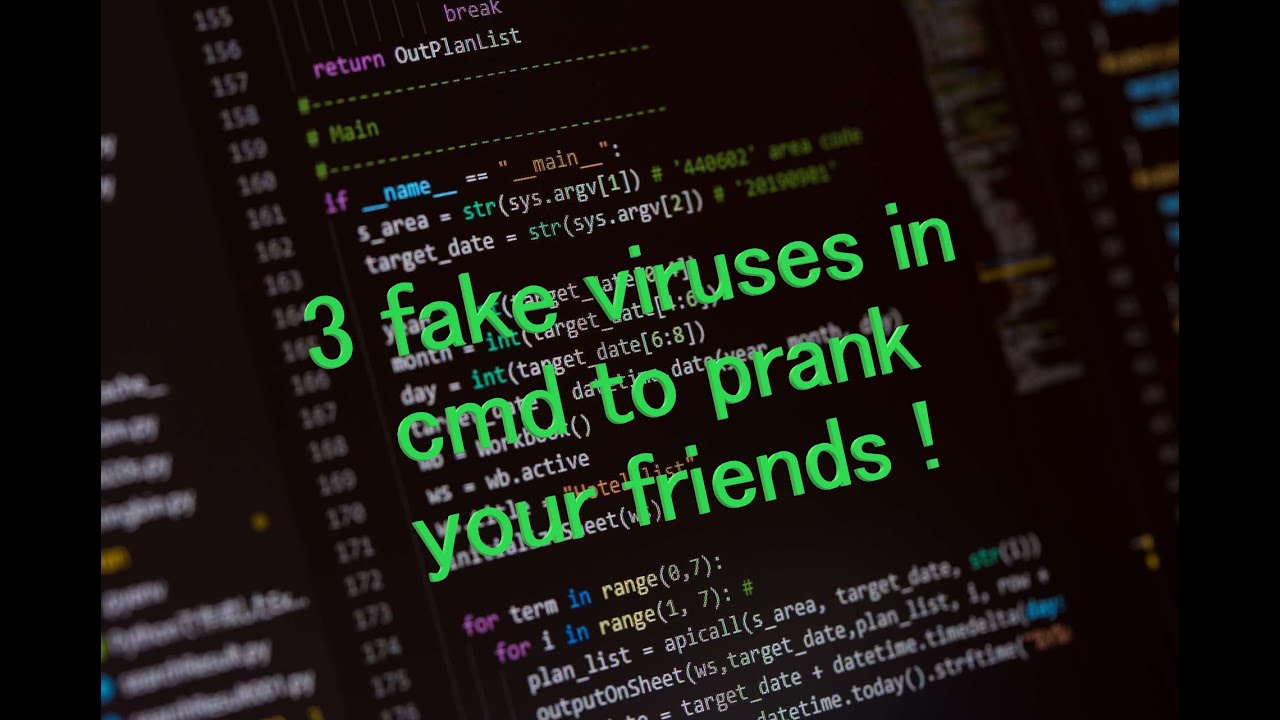 A virus has been detected. fake .bat /.vbs virus create with block note ...