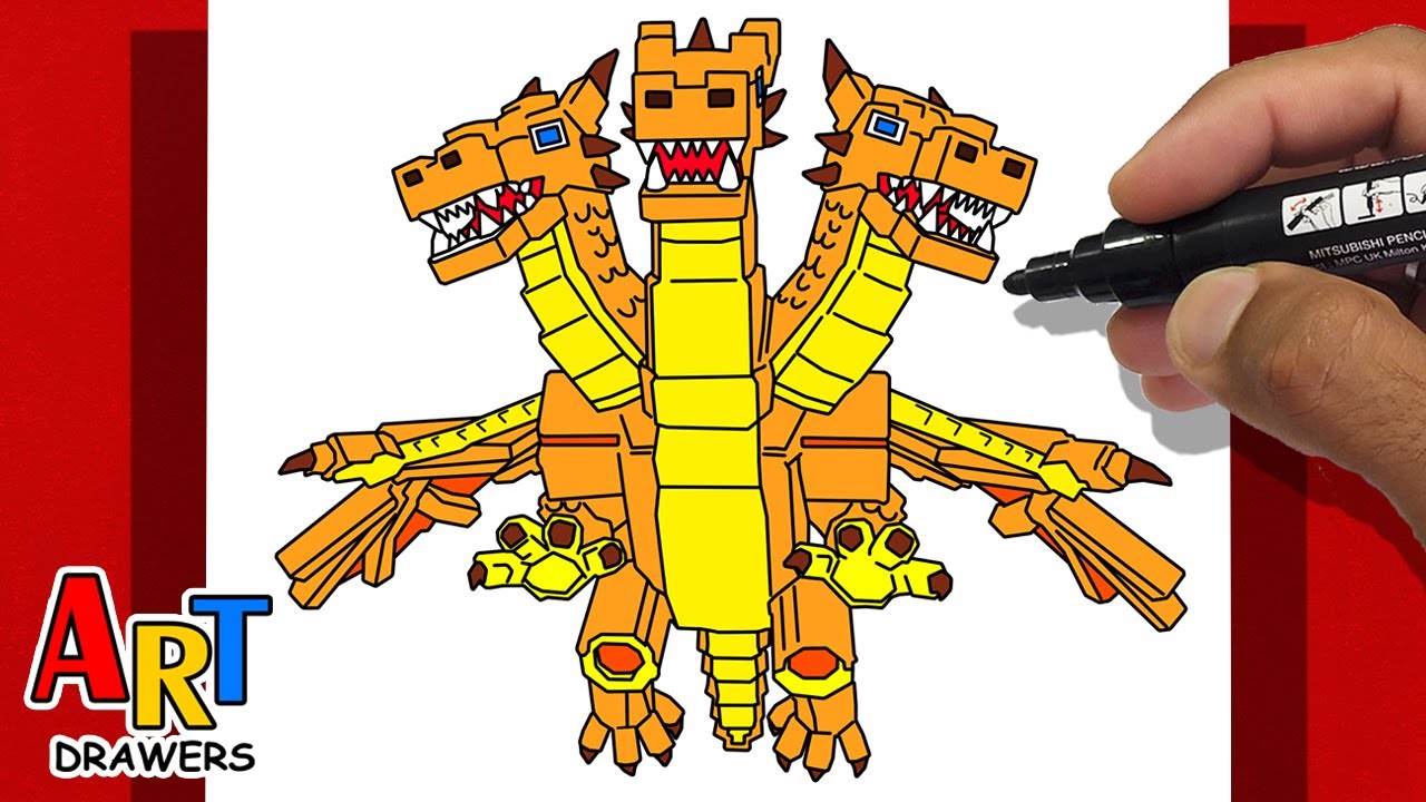 How to Draw Hydra DRAGON Cannelloni Steal a BRAINROT - ROBLOX - YouTube