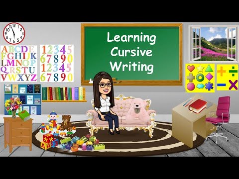 How to make cursive writing worksheets? Teacher Mabel Vlogs - YouTube