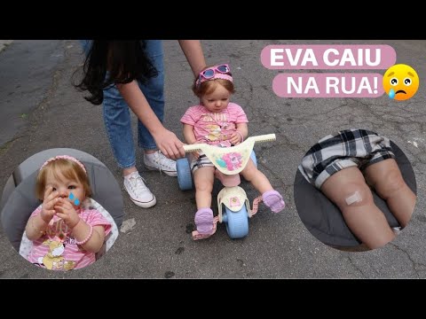 EVA MACHUCOU O JOELHO ANDANDO DE MOTINHA! 😢