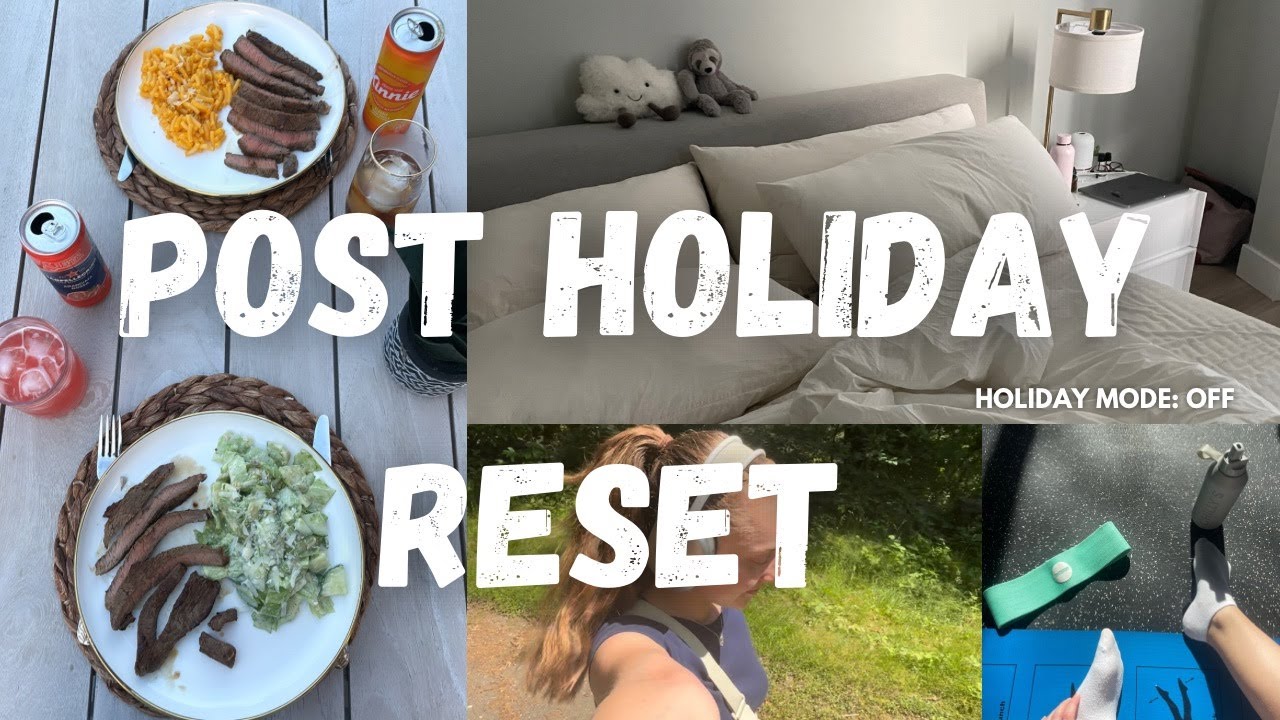POST HOLIDAY RESET🧼washing, cleaning, working out & more - YouTube