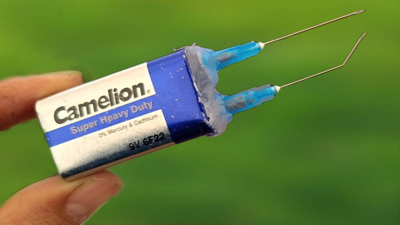 DIY 9V Battery Projects : Create Amazing Crafts ! - YouTube