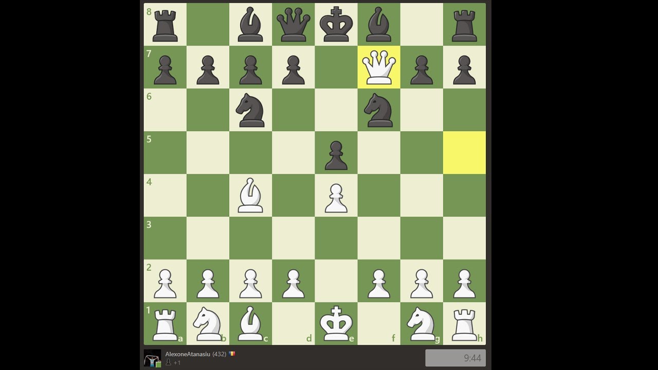 SAH MAT din 4 MUTARI ! The King of CHESS - #ALEXONE #TheKingOfChess # ...