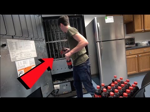 FILLING A POP MACHINE ON LOCATION!!! - YouTube