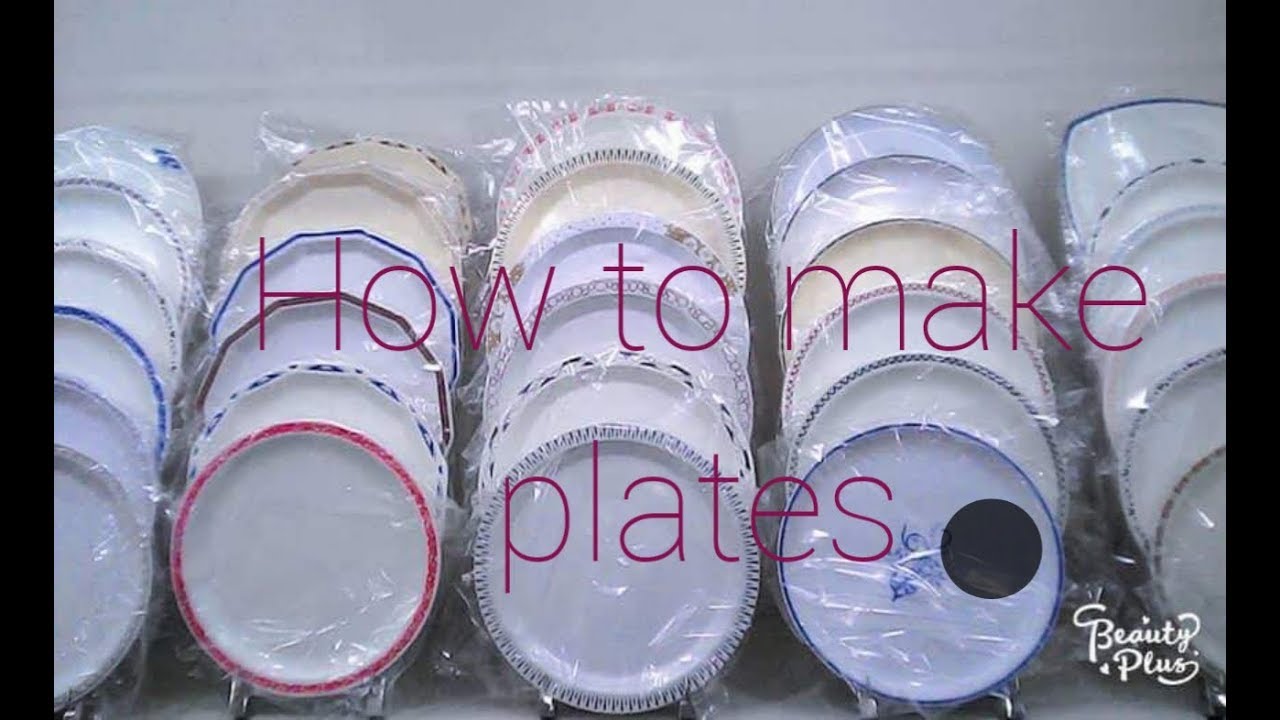 How to make plates - YouTube