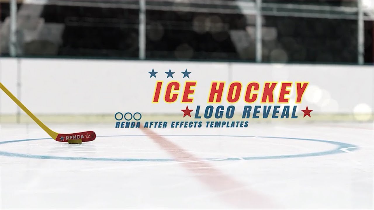 Ice Hockey Logo Intro Template - After Effects Template - YouTube