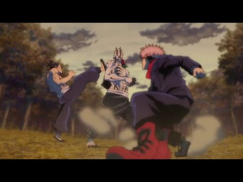 Yuji and Todo VS Hanami - YouTube
