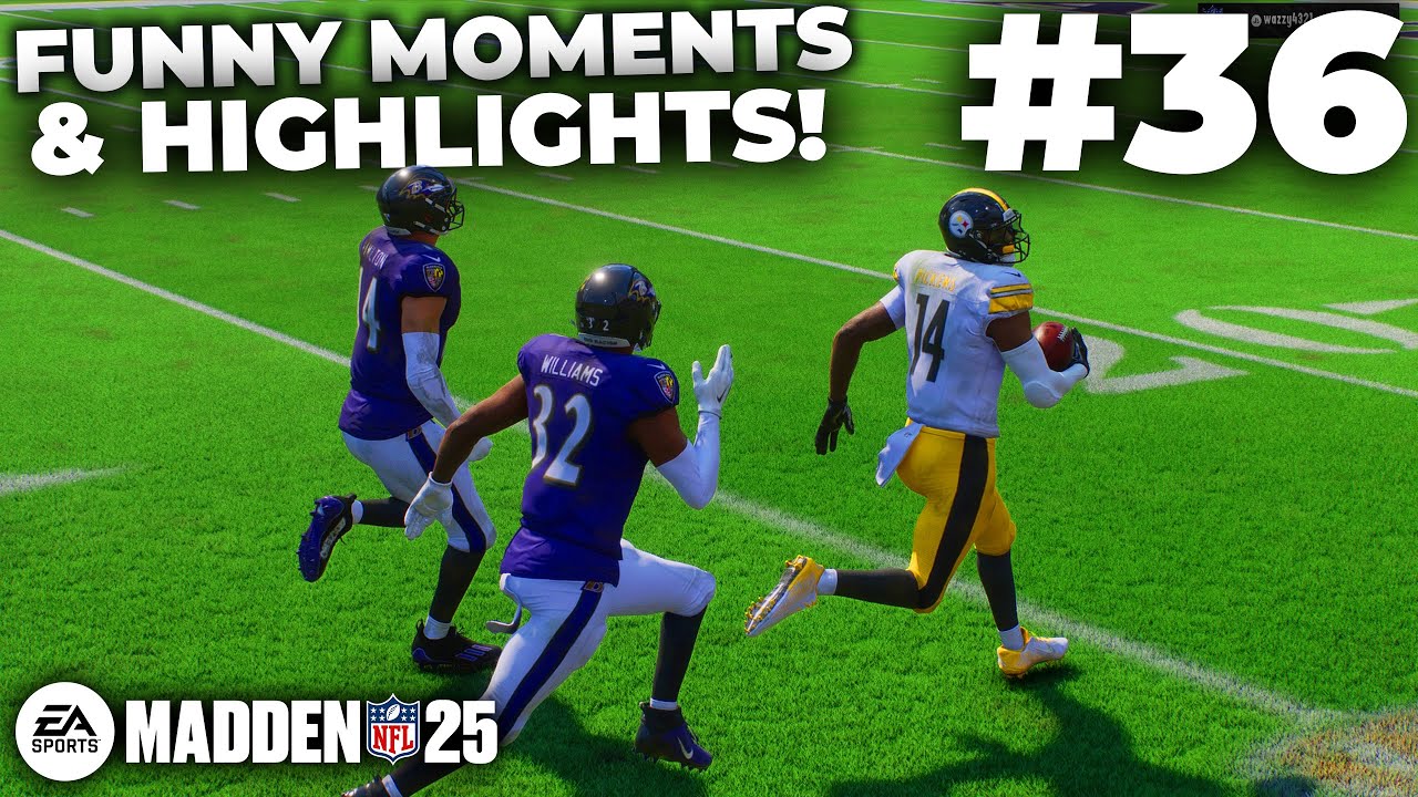 MADDEN 25 FUNNY MOMENTS + HIGHLIGHTS #36! - YouTube