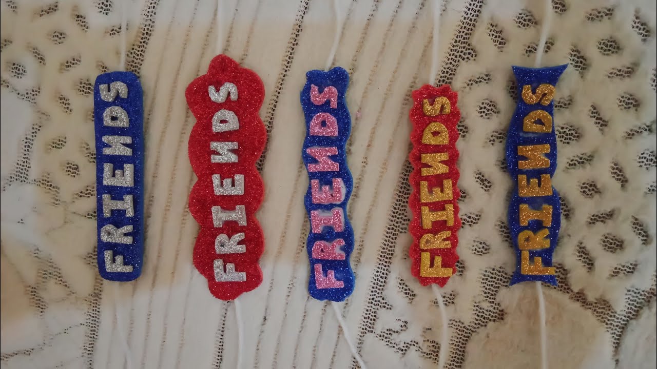 Happy Friendship Day | how to make friendship belt from gliter paper ...