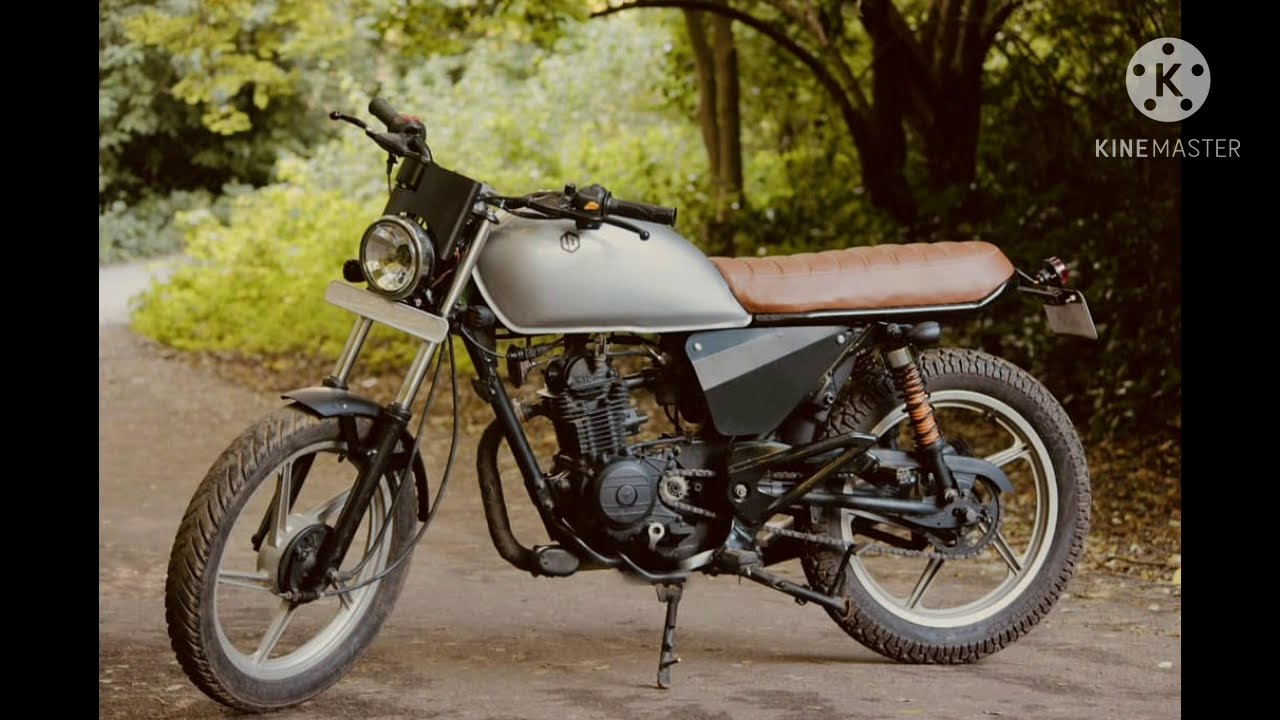 Platina modified to scrambler style | home made scrambler | LD customs ...