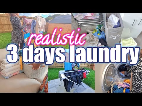 NEW EXTREME THREE DAYS LAUNDRY DAY MOTIVATION| WEEKEND LAUNDRY ROUTINE ...