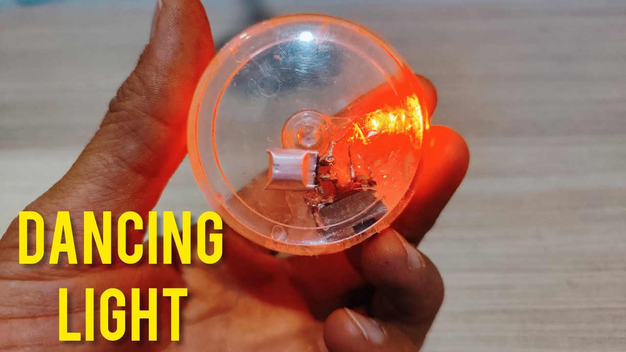 How to make a light dancing lamp - YouTube