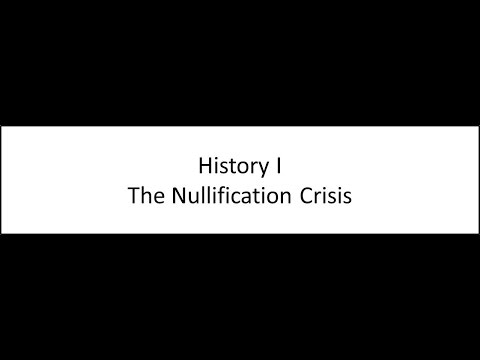 The Nullification Crisis - YouTube