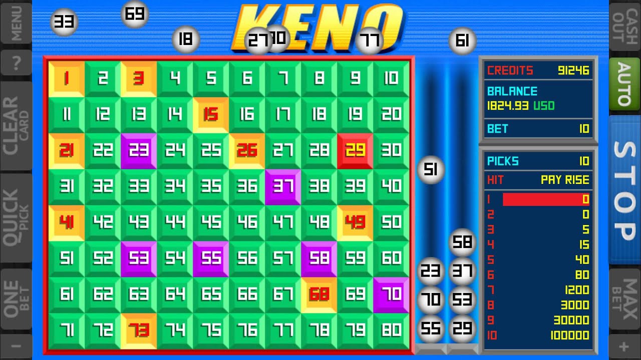 Keno Classic (RiverSweeps Sweepstakes game) - YouTube