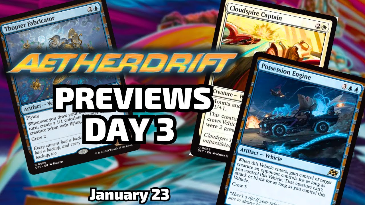 AWESOME Vehicle Cards Got Released Today! | MTG Aetherdraft Previews ...