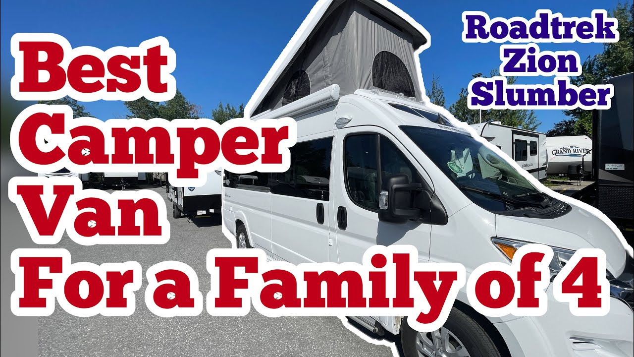 Best Camper Van for a Family of 4??? Roadtrek Zion Slumber! Van Life at ...