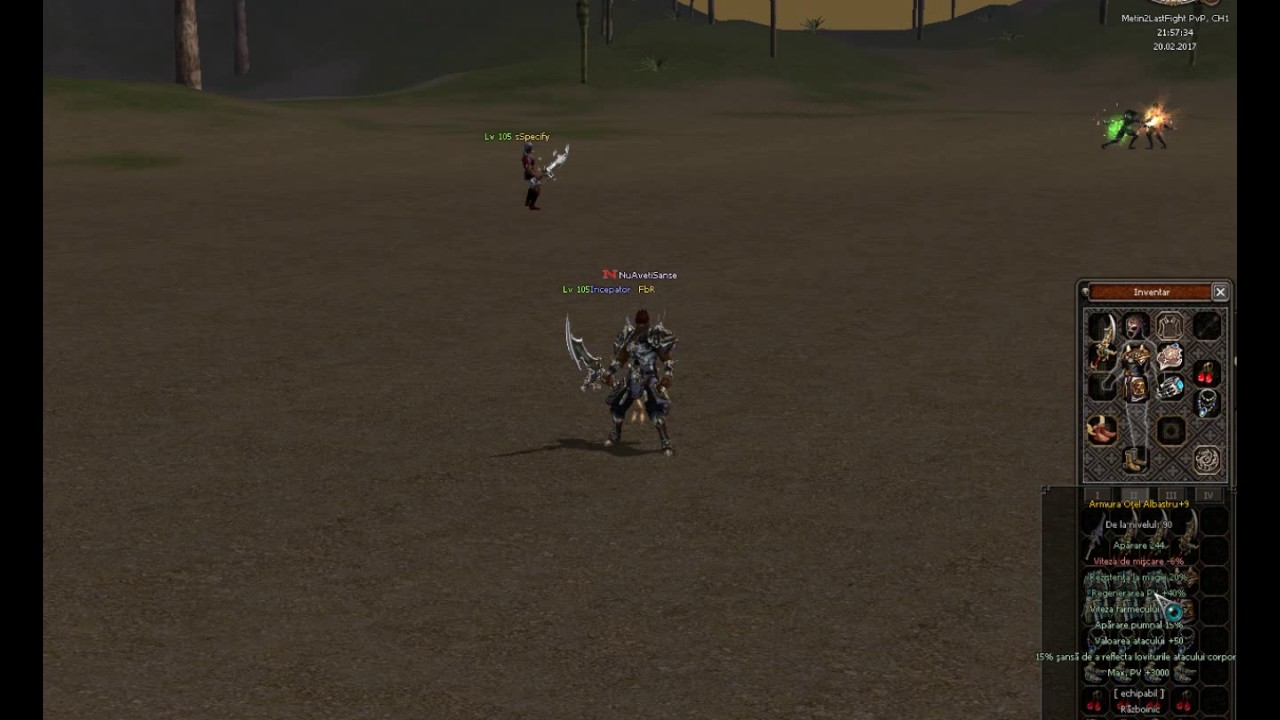 Metin2 LF: Prezentare iteme war (mental,corp) - YouTube