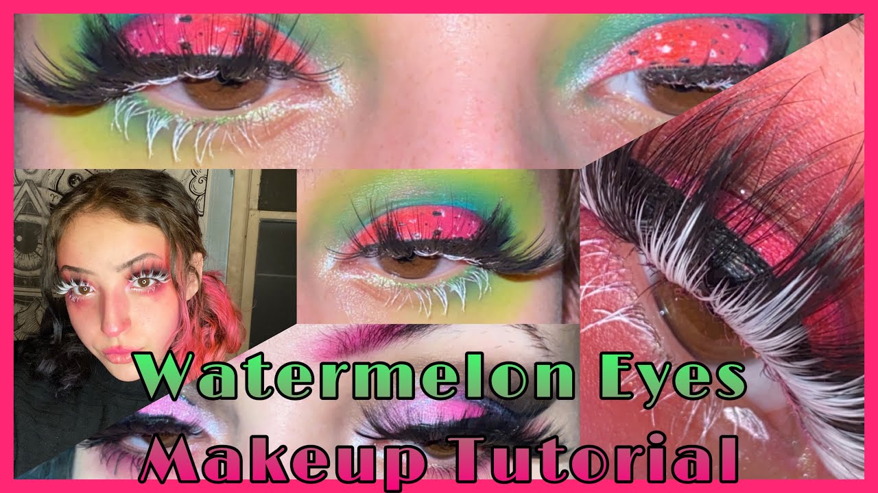 Watermelon Eye Makeup Tutorial with Oddity ! - YouTube