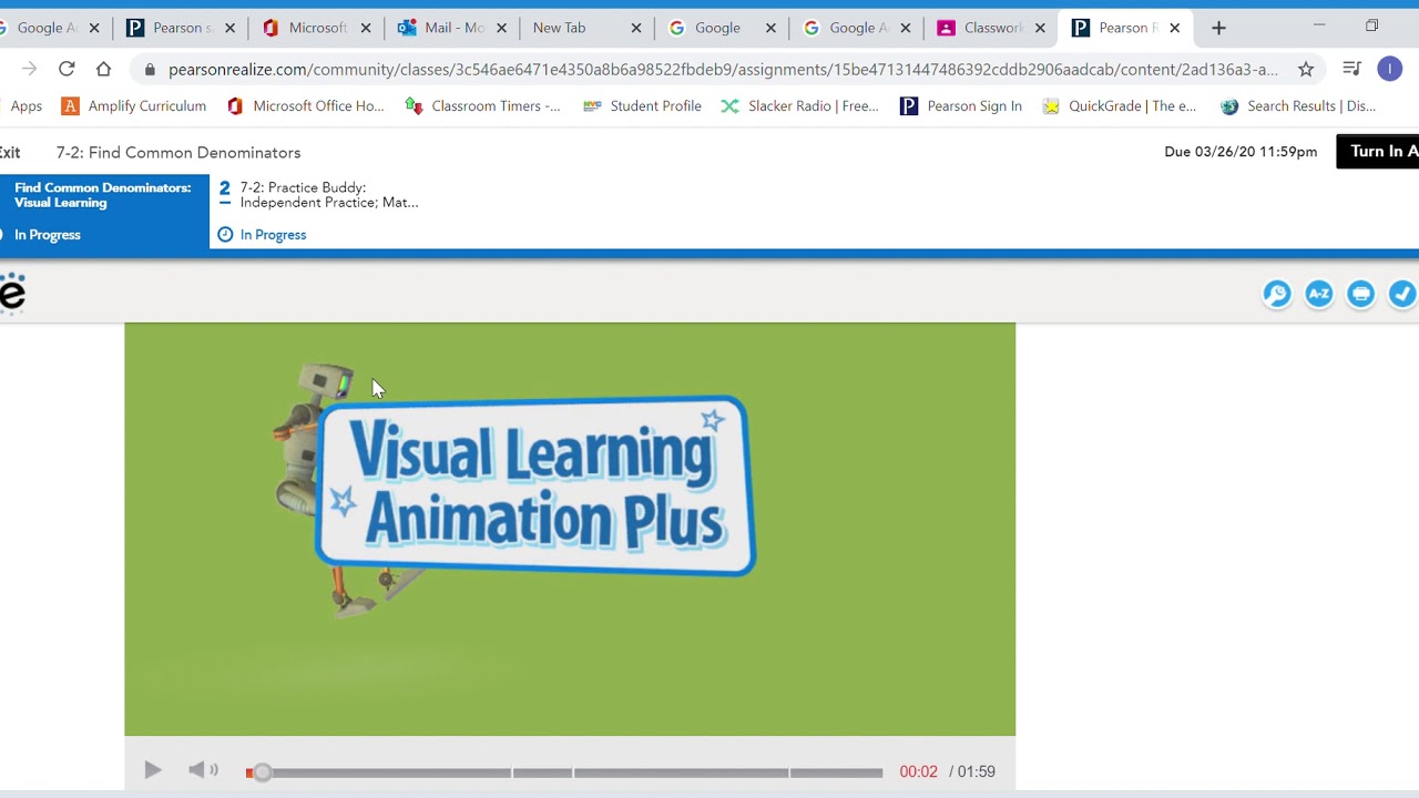 Google Classroom and Envision Math Link Navigation for Students - YouTube