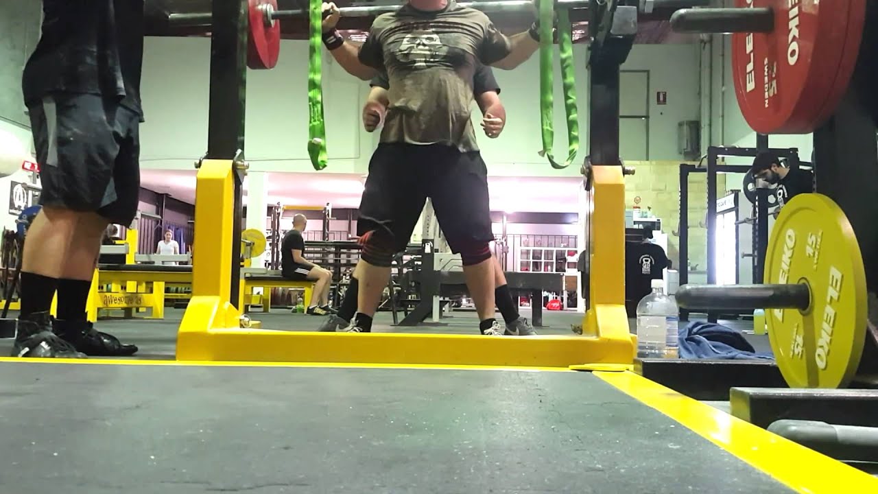 Squat 205 x 2 set 1 perth cup comp prep week 5 - YouTube