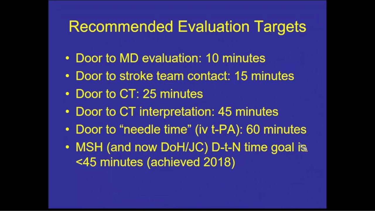 Evaluation and Management of Acute Stroke in 2020 and Beyond - YouTube