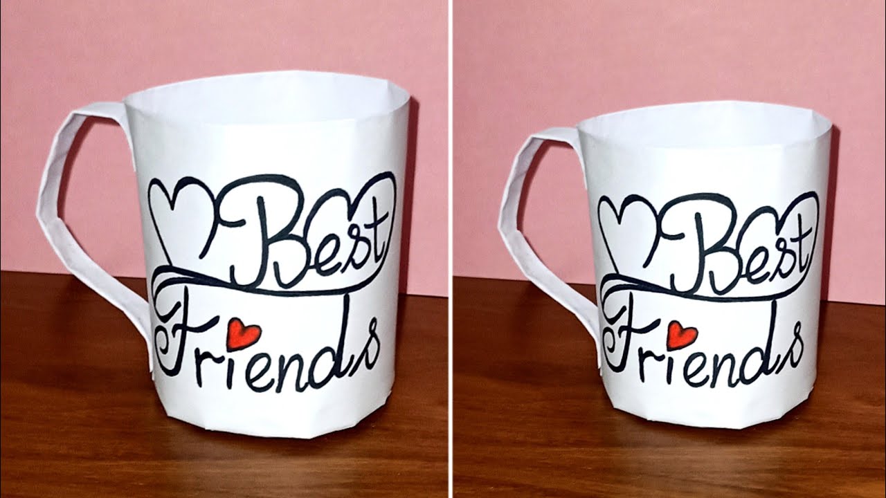 DIY Friendship Day Gift😍 //Friendship Day Gift //White Paper Craft For ...